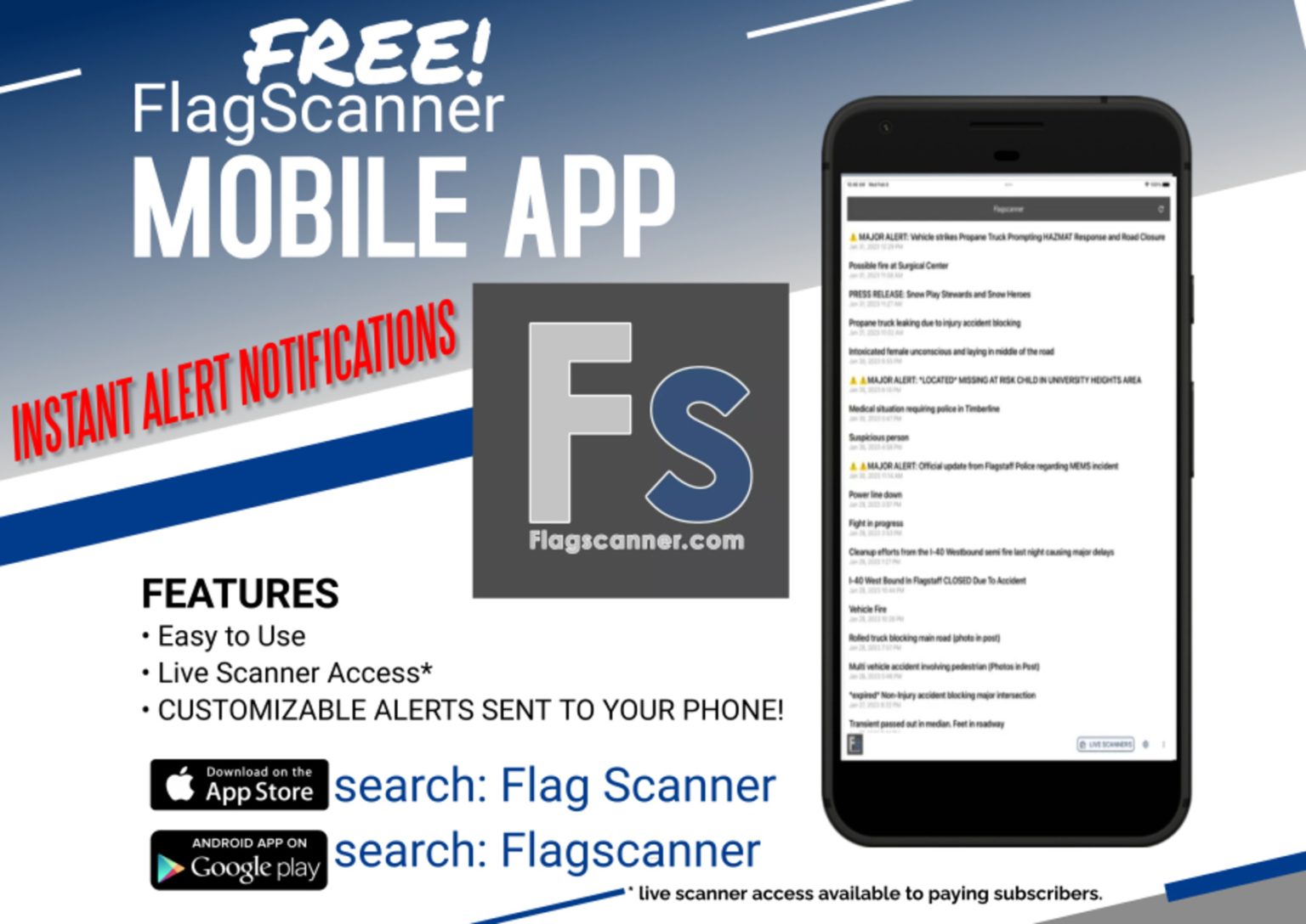 FlagScanner Smartphone App – FlagScanner