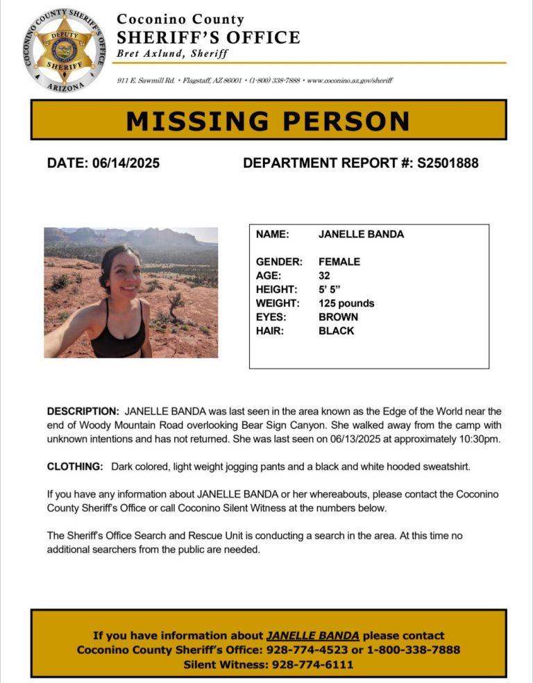 MISSING PERSON: Janelle Banda – FlagScanner